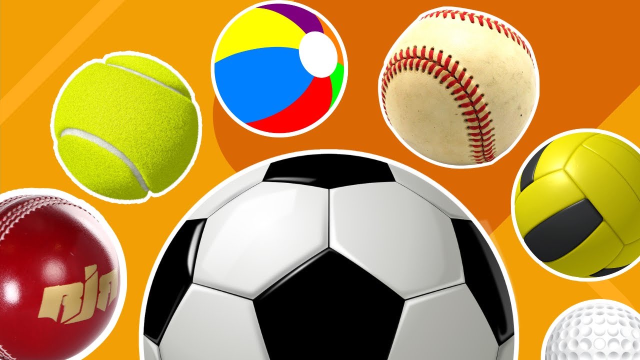 Sports Balls Names In English In 4k Video - YouTube
