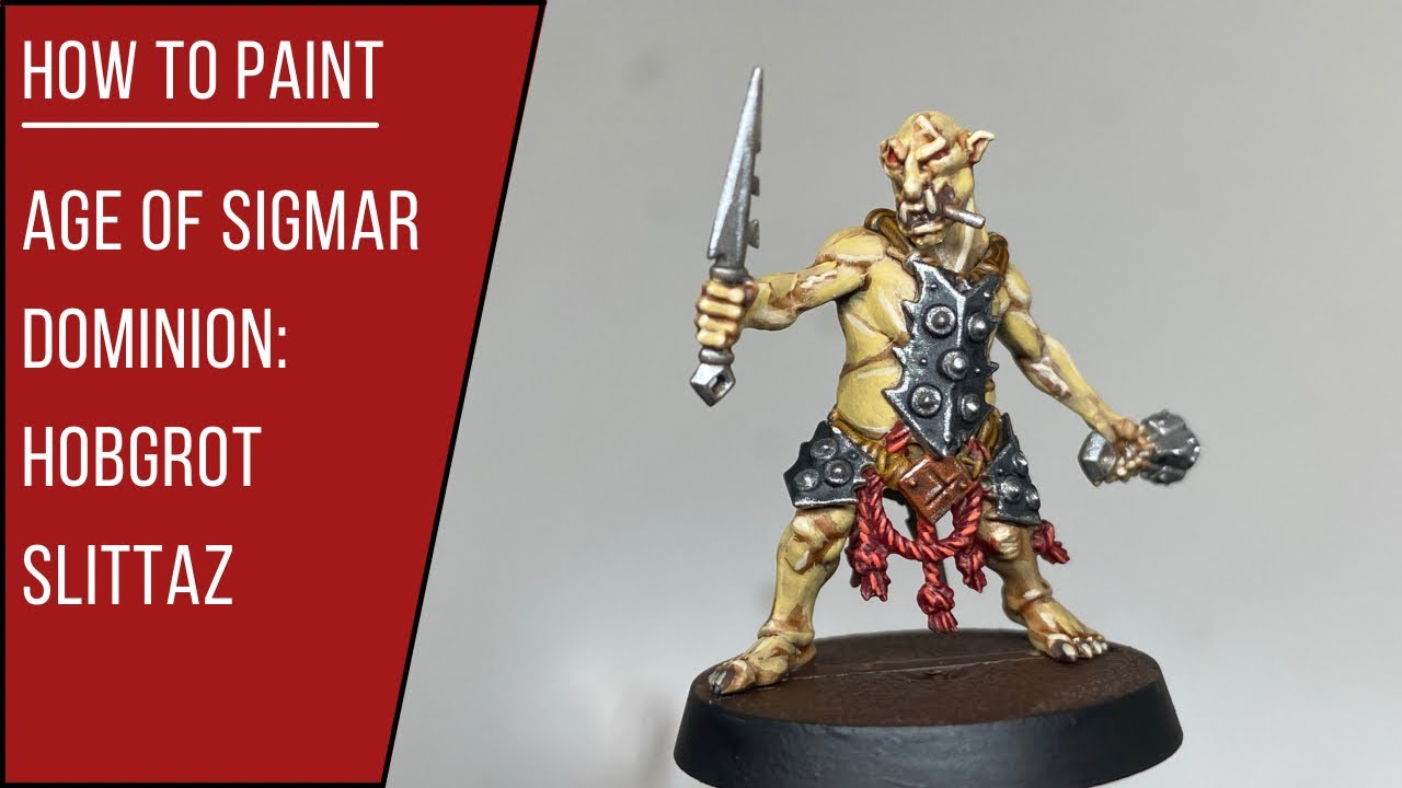 How to Paint Warhammer Age of Sigmar Dominion: Hobgrot Slittaz - YouTube