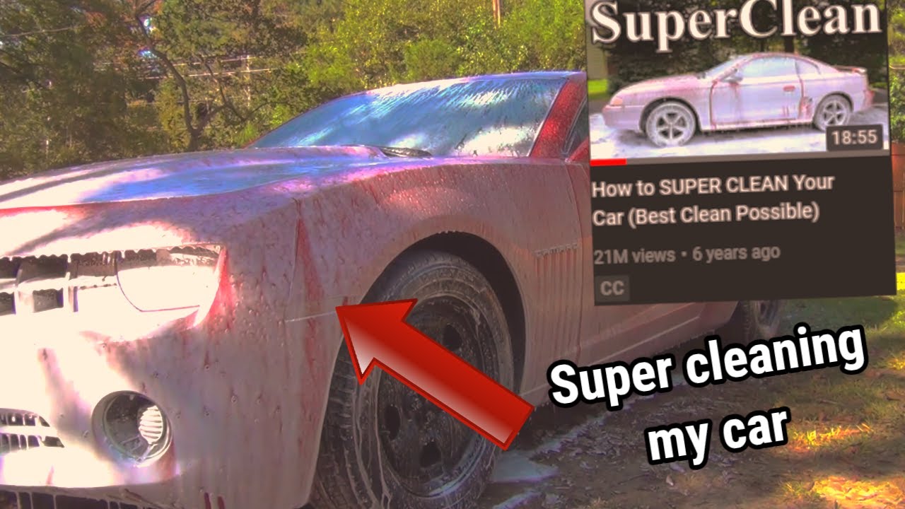 Super cleaning my car using @chrisfix 's video - YouTube