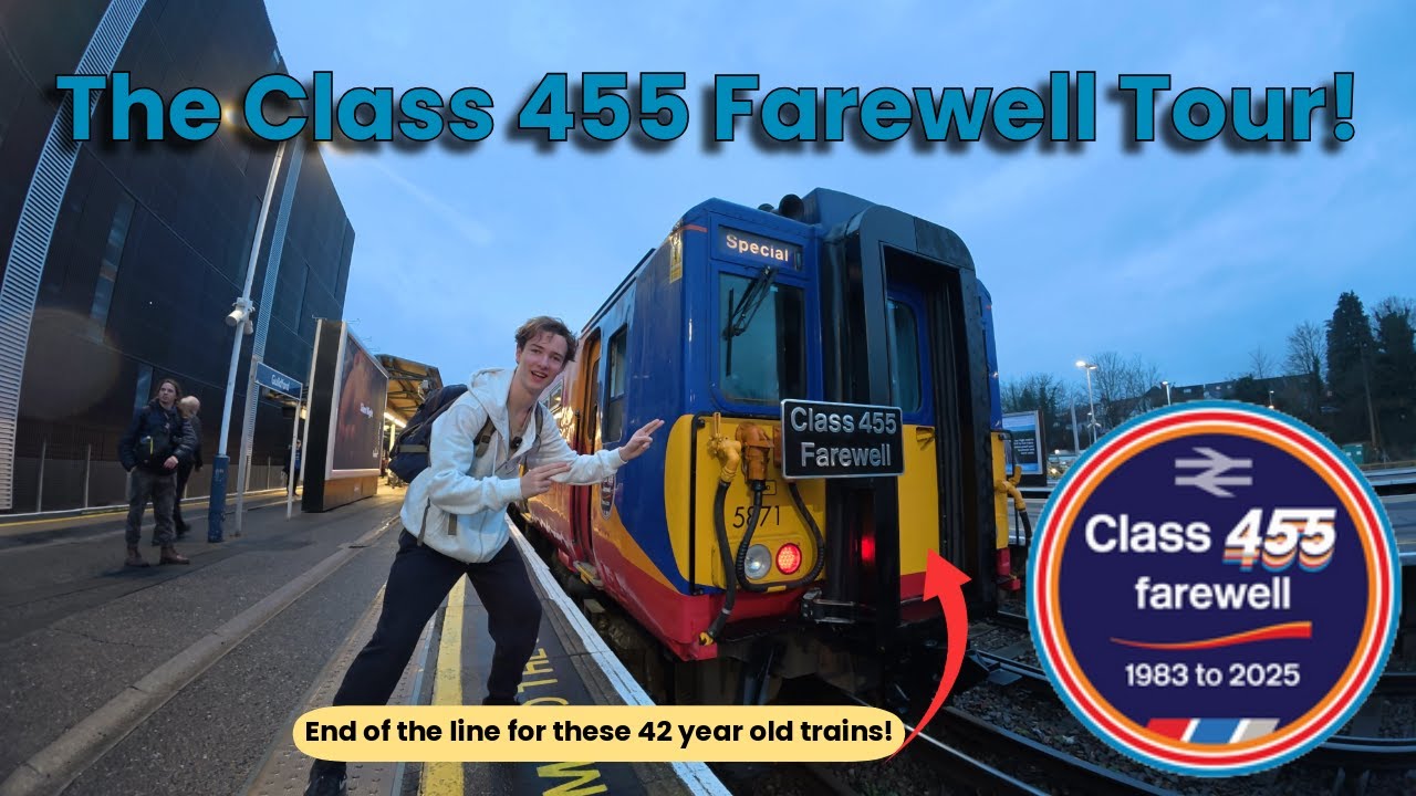 Riding the Class 455 Farewell Tour! - YouTube