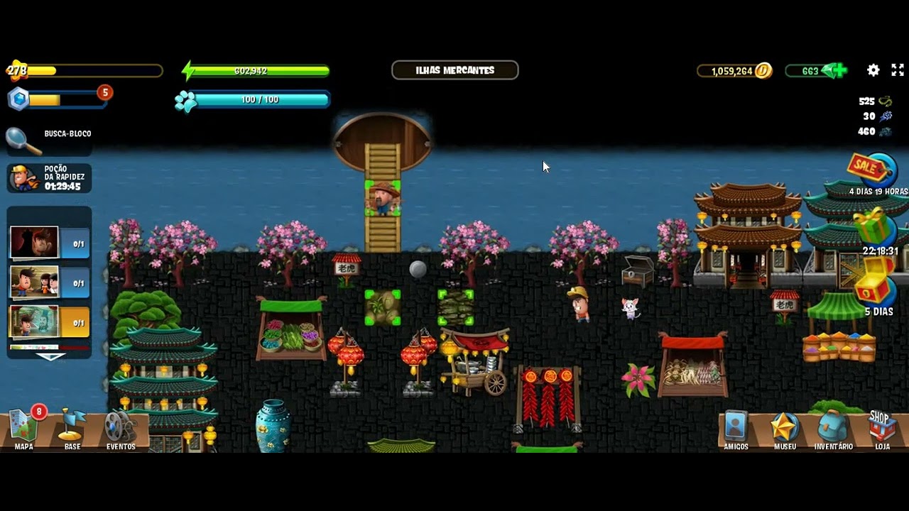 Diggy's Adventure [CHINA] [MAPA PRINCIPAL] #11 Ilhas Mercantes ...