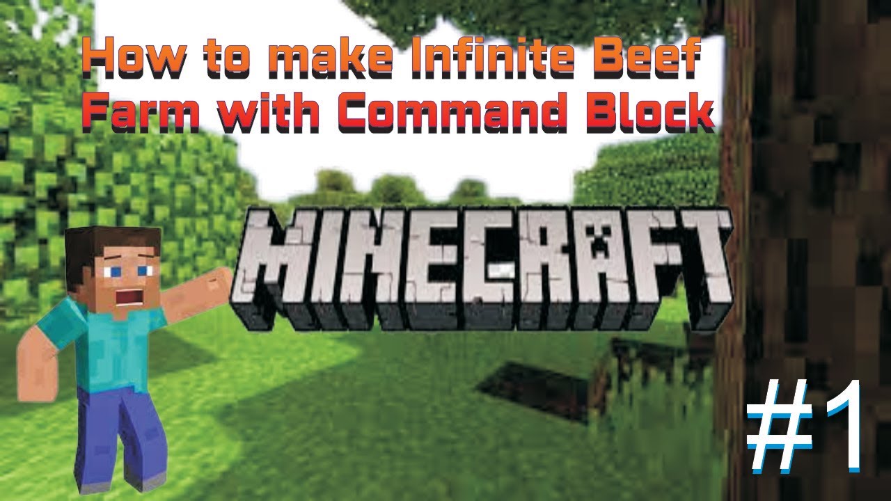 How to make infinite cooked beef by using Command block - YouTube