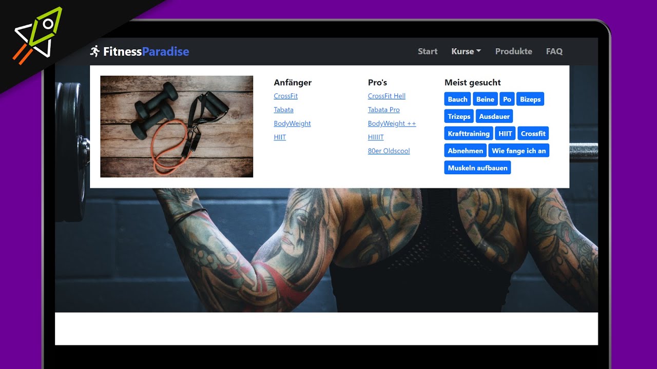 Bootstrap Navigation erstellen // Bootstrap Tutorial für Anfänger - YouTube