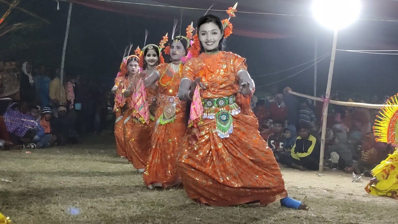 নামকরা সখি নাচ | rashbehari kumar chhau dance | cho nach | chhau nach ...