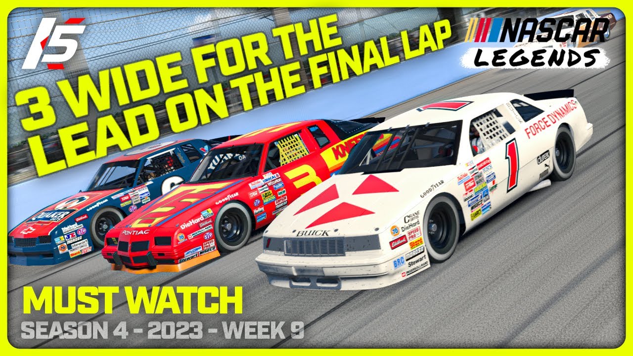 1987 NASCAR Legends - Auto Club Speedway - iRacing NASCAR - YouTube