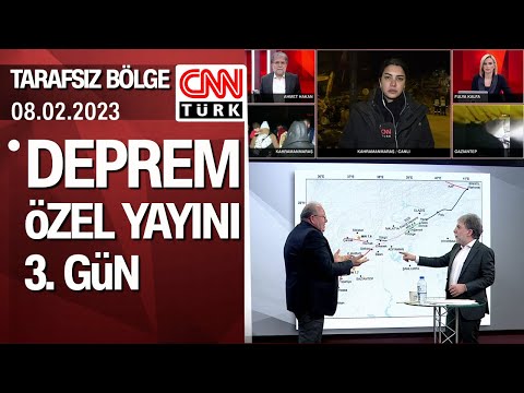 Tarafsız Bölge deprem özel yayını (3. gün) - 08.02.2023 Çarşamba