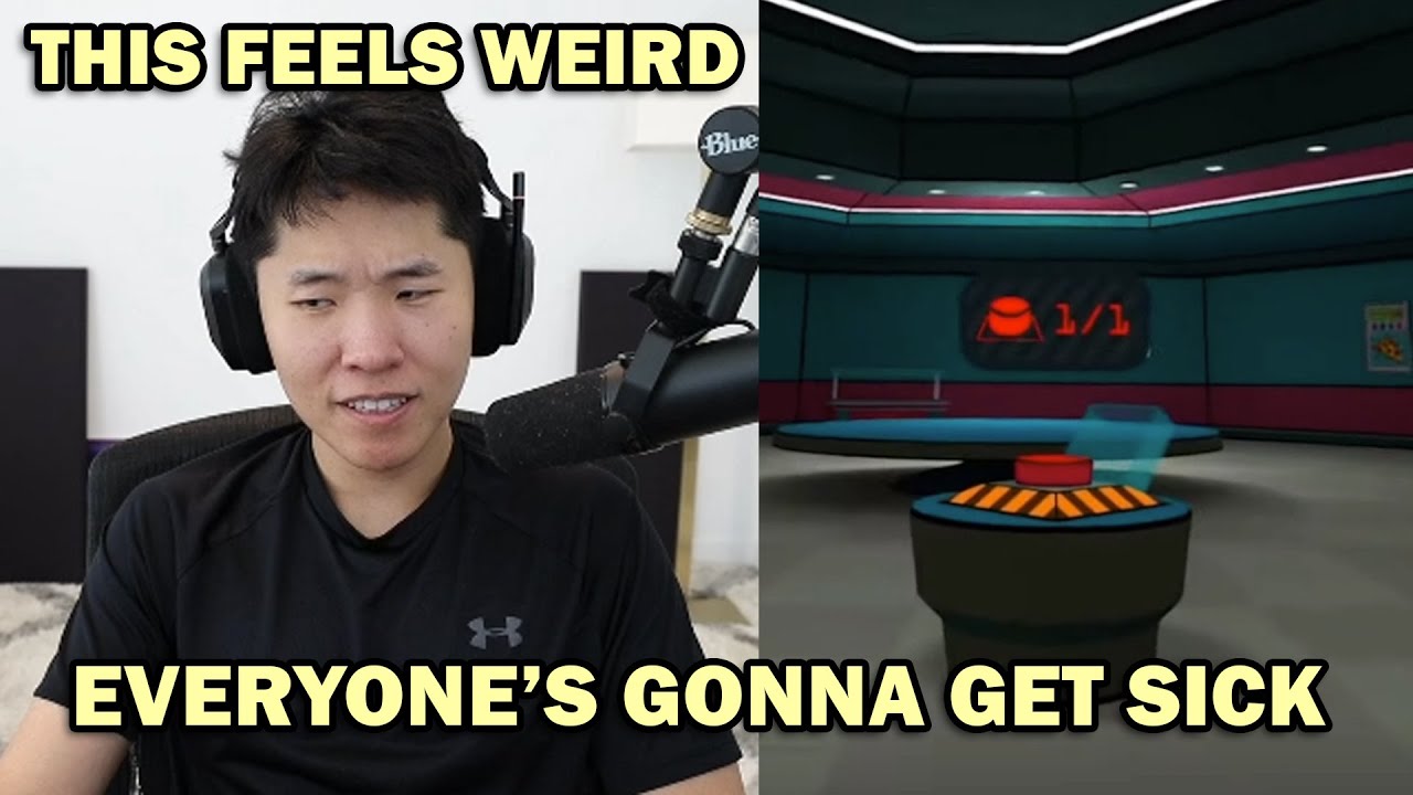 Toast reacts to Among Us VR Movements - YouTube