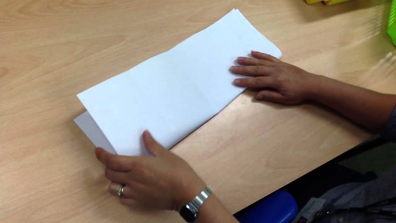 Mini folding book - YouTube