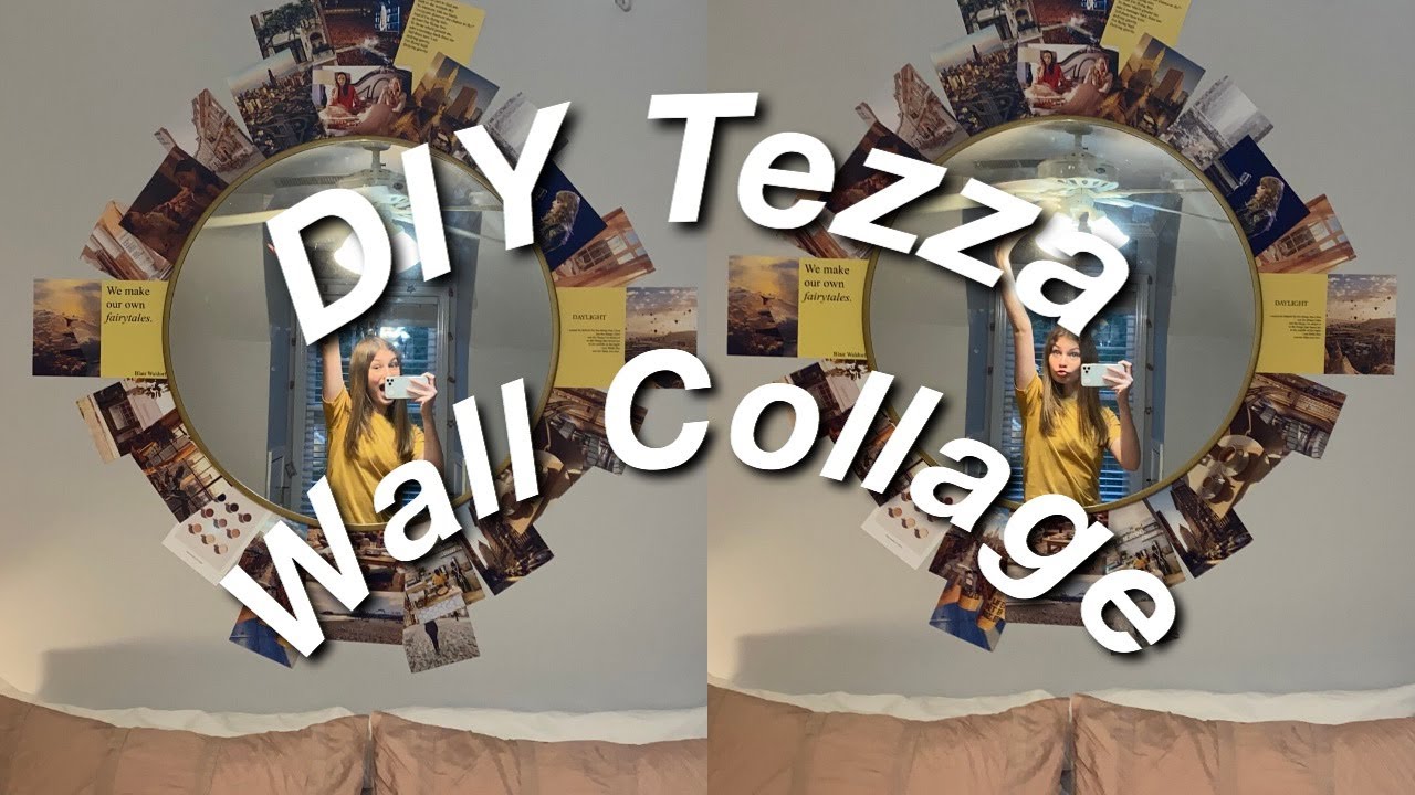 DIY Tezza Collage Kit Wall Mural - YouTube