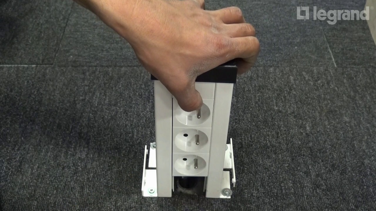 Montage: Legrand Colonnette CL-SO 225mm - YouTube