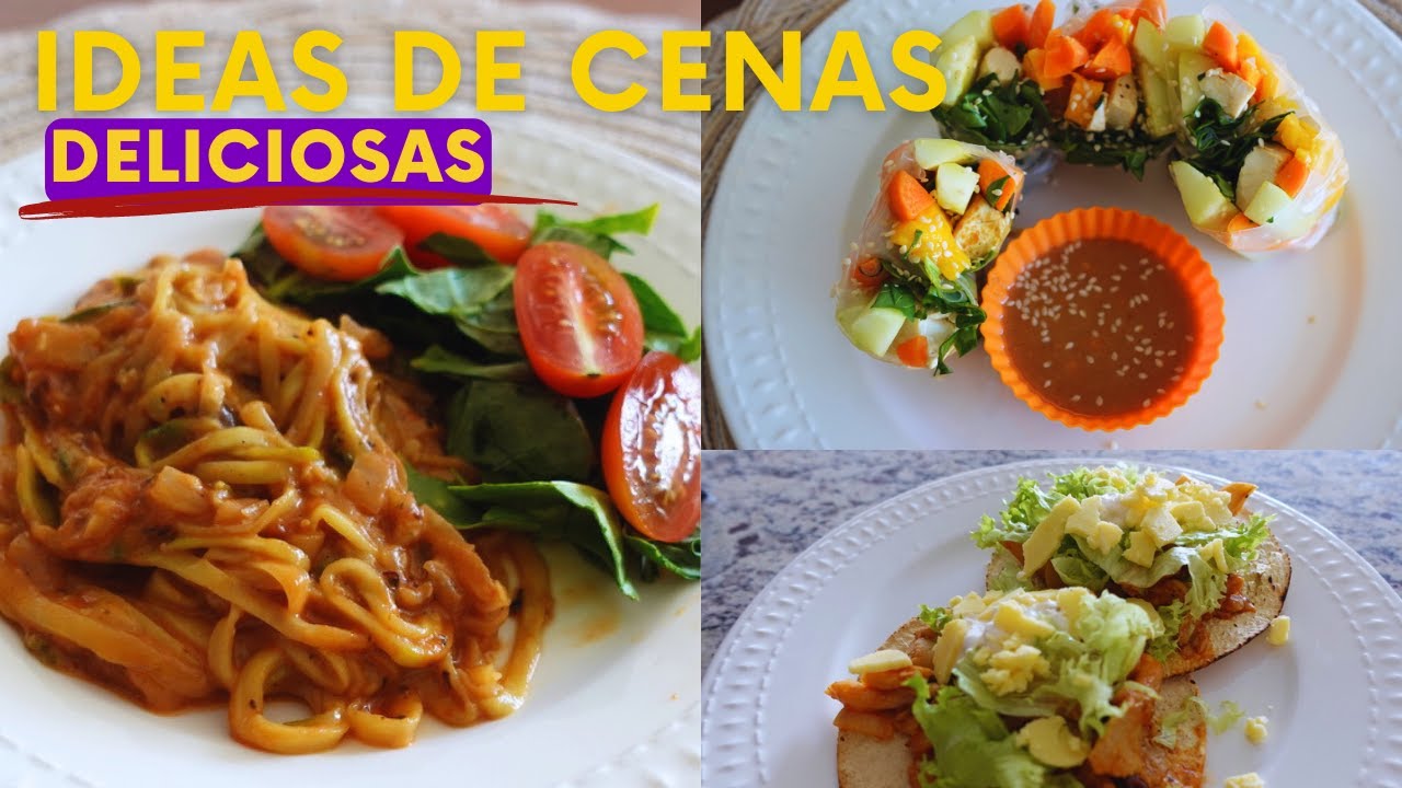 🥙 🤩Ideas de cenas saludables y ligeras #balanceandolavida # ...