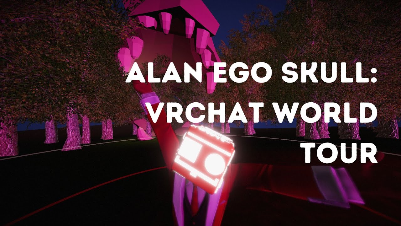 VRchat Exploration: A Journey Through the Alan Ego Skull World | #unity ...