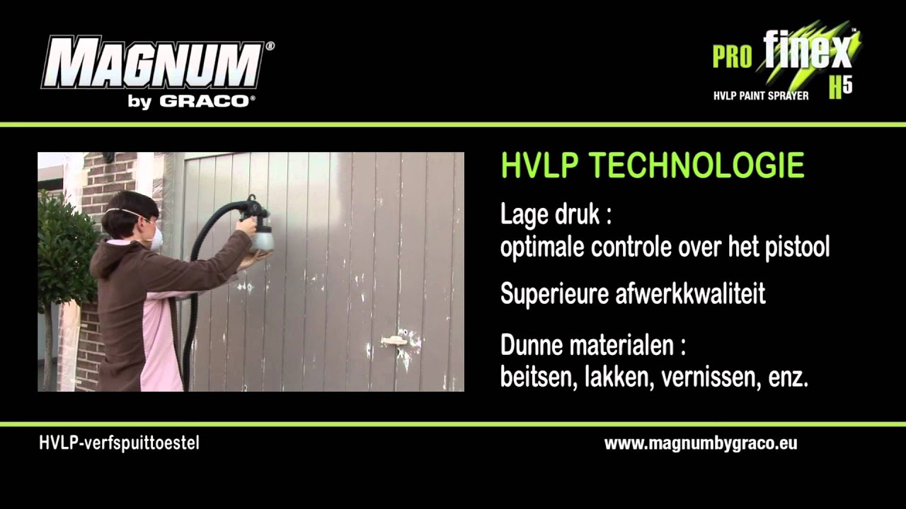 MAGNUM by GRACO HVLP Pro Finex H5 - YouTube
