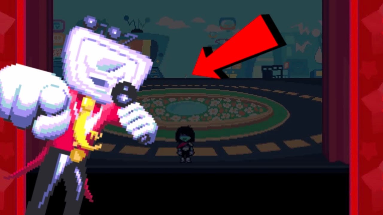 Tenna Secret Running Cutscene(?) | Deltarune Chapter 3 - YouTube