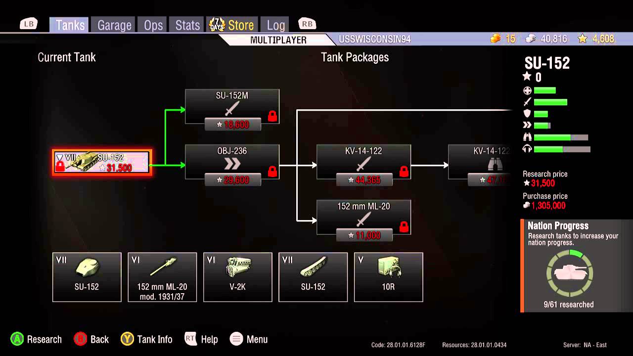 SU 100 to Object 286 Line - YouTube