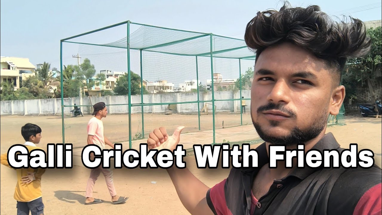 Galli Cricket with Friends | Fun, Fails & Full Entertainment - YouTube