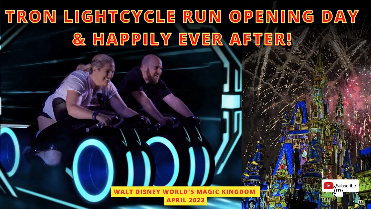 TRON is Officially Open and Happily Ever After Fireworks are BACK ...