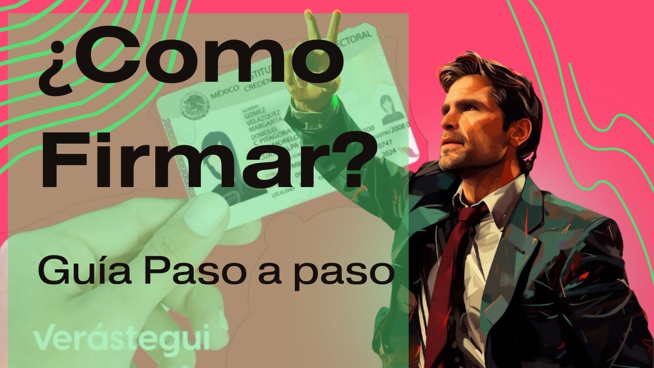 Cómo Firmar por Eduardo Verástegui en el INE - Guía Paso a Paso | ¡Tu ...