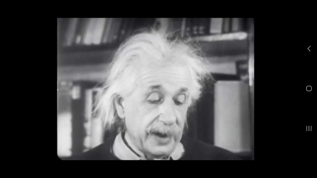 Albert Einstein speech - YouTube
