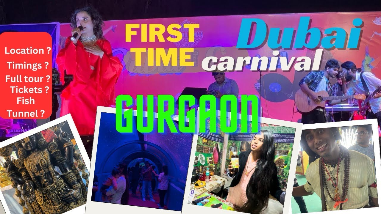 Dubai theme Carnival first time in Gurgaon || Dubai - Gurgaon Mela 2024 ...