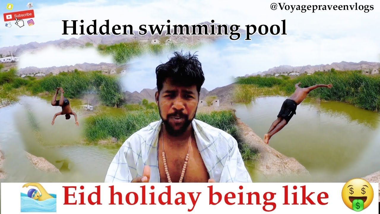 Hatta Secret Pool | Eid Holidays be like | Voyage Praveen Vlogs | Vlog ...