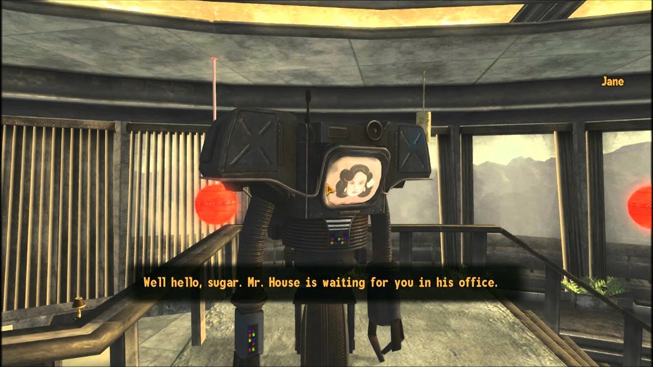 Fallout New Vegas The Strip part 15 Lucky 38 Victor and Jane - YouTube