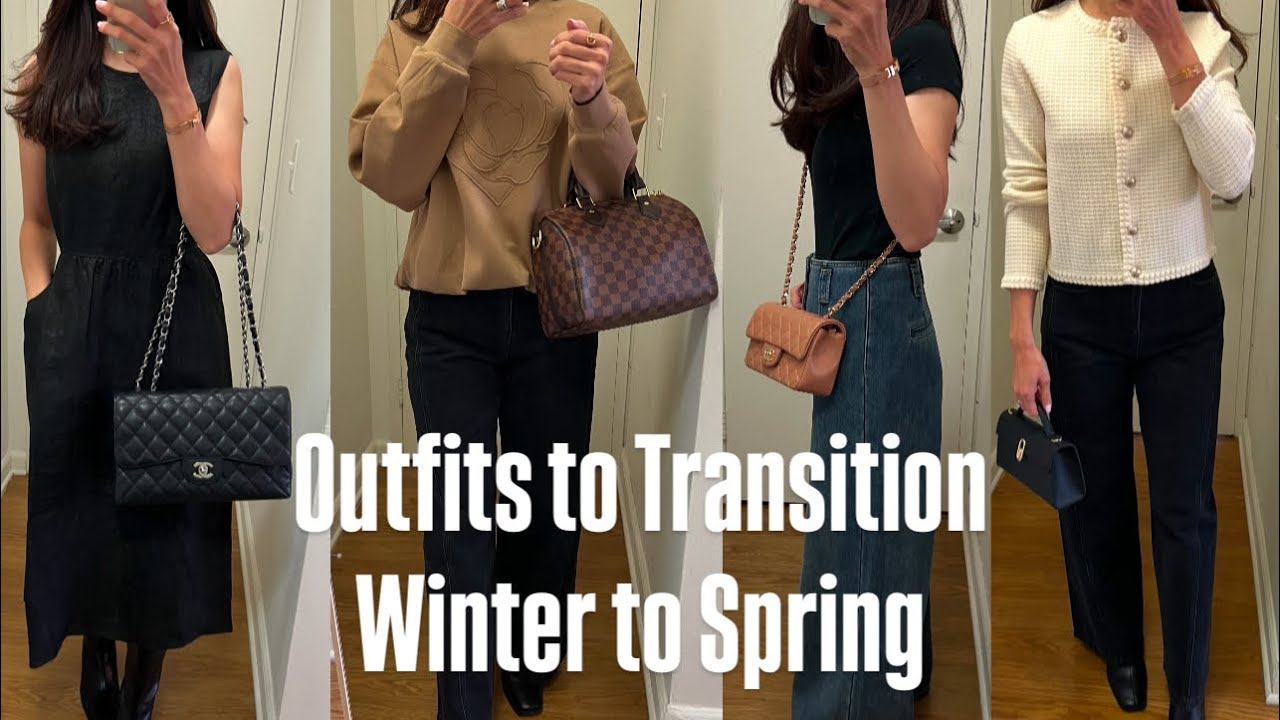 New Clothing Try-On | Transition from Winter to Spring 🌼 - YouTube
