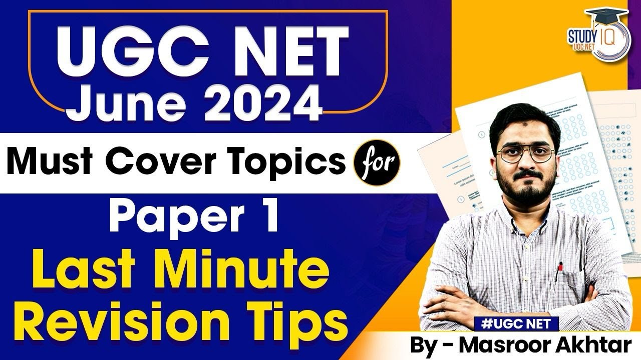 UGC NET Paper 1 | Must Cover topics for Paper 1 UGC NET | UGC NET JUNE ...