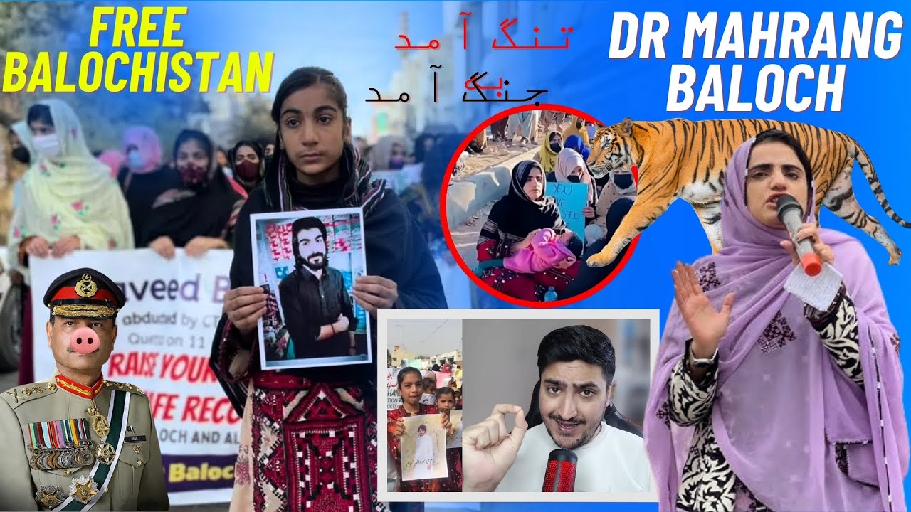DR Mahrang Baloch Brave Lady Balochistan Long March | Free Balochistan ...