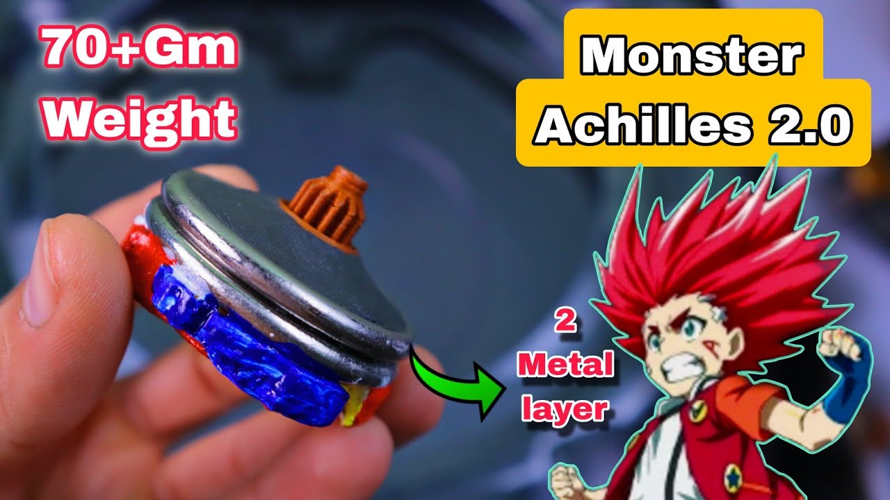 Monster achilles 20 with Beyblade x system achilles x | Toy Network