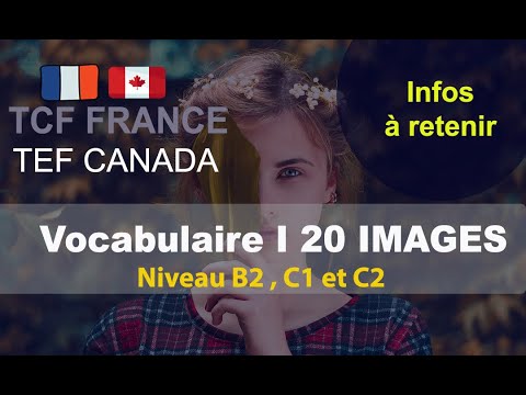 Entraînement TCF - test de français II #TCF France II #Niveau B2 à C2 ...