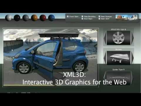 XML3D - Interactive 3D Graphics for the Web - YouTube