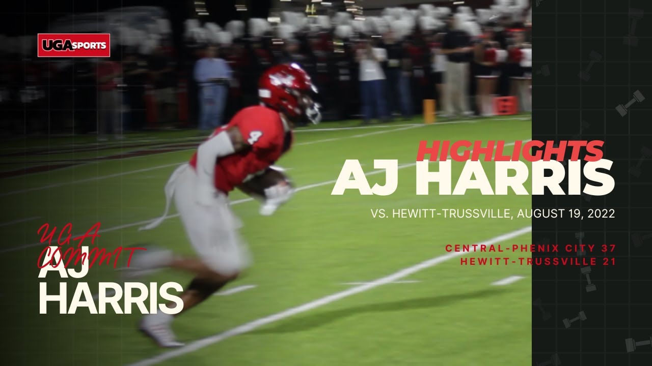 UGA commit AJ Harris highlights vs. Hewitt-Trussville - YouTube