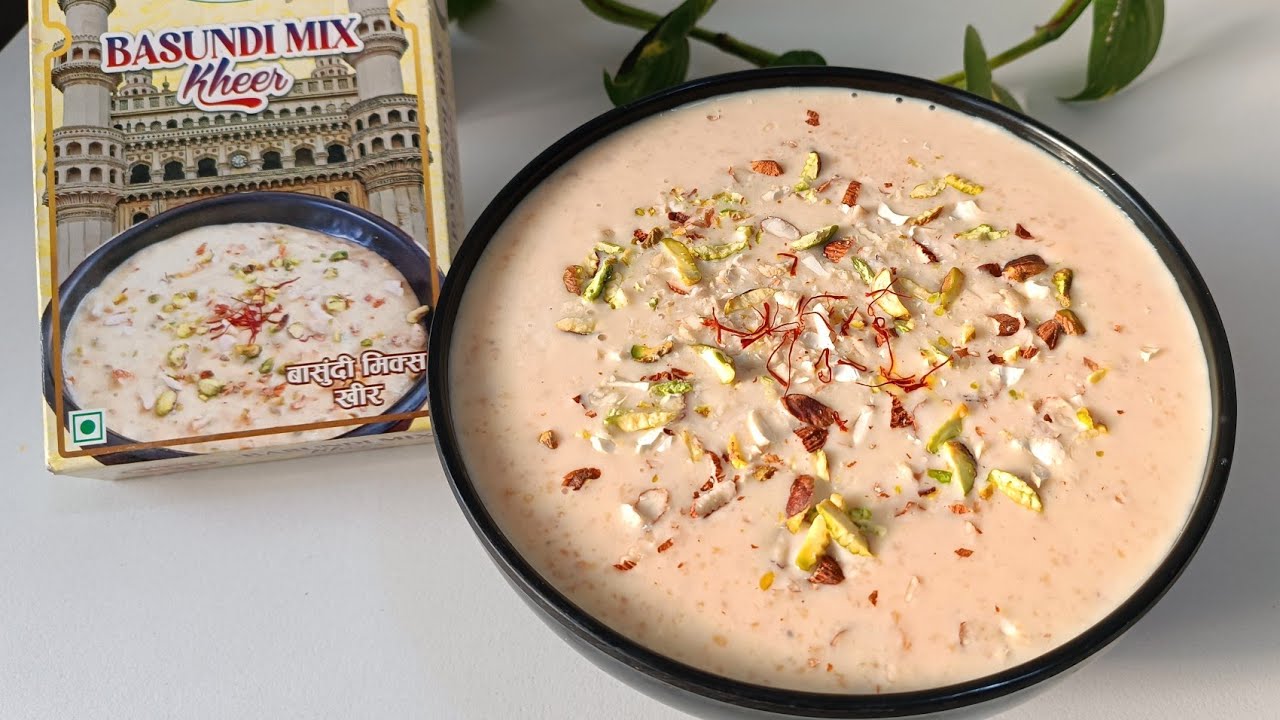 Basundi Mix Kheer Recipe | Basundi Kheer Recipe | Ba Ba Basundi Mix ...
