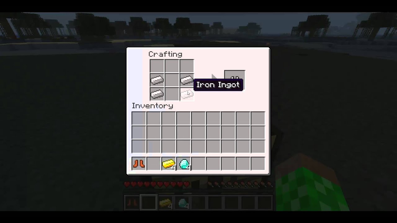 Minecraft Boots [Crafting] [HD] - YouTube