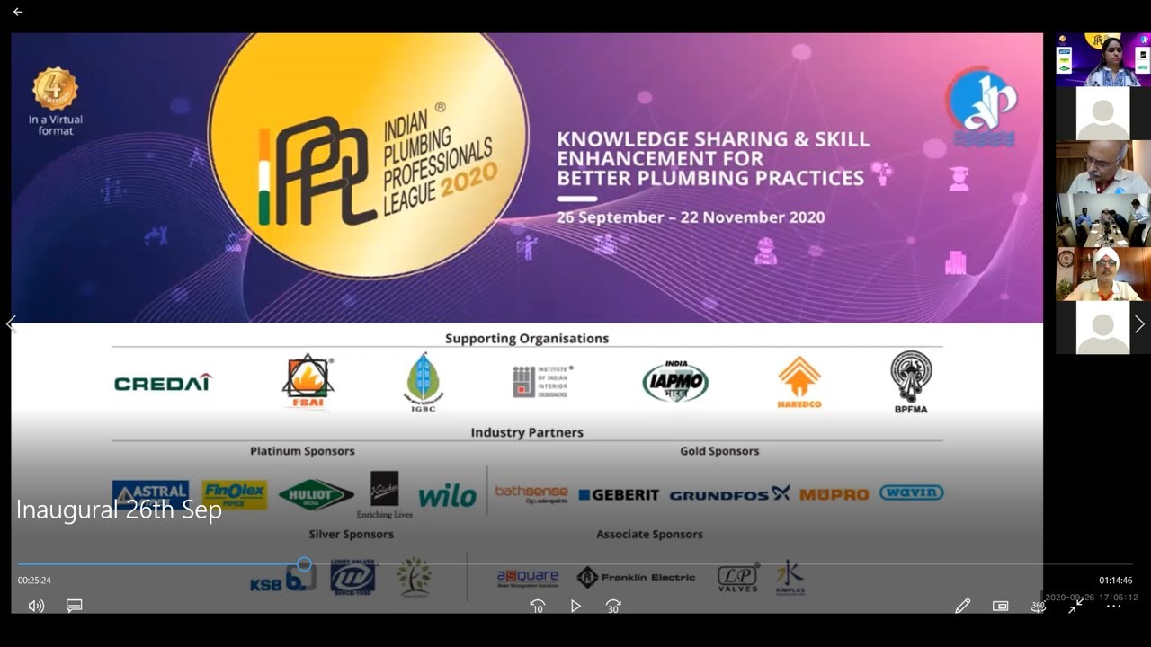 IPPL 2020 Inaugural Video, 26th Sep - YouTube