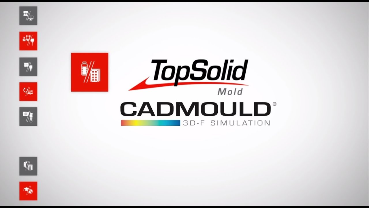Direct link between TopSolid'Mold and Cadmould - YouTube