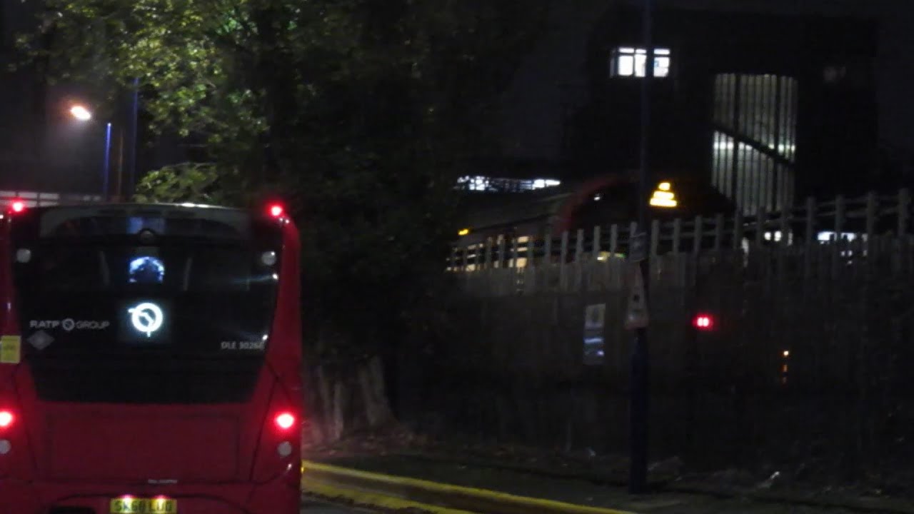 London Underground S8 tube stock and RATP DLE30266 @Harrow Bus Station ...