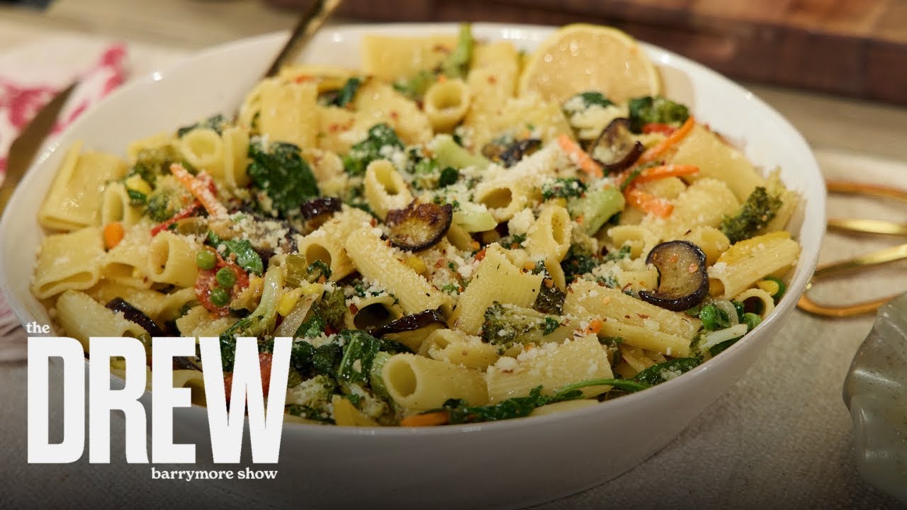 Dina Lombardi Taste Tests Drew Barrymore's "Garbage Pasta" Recipe ...