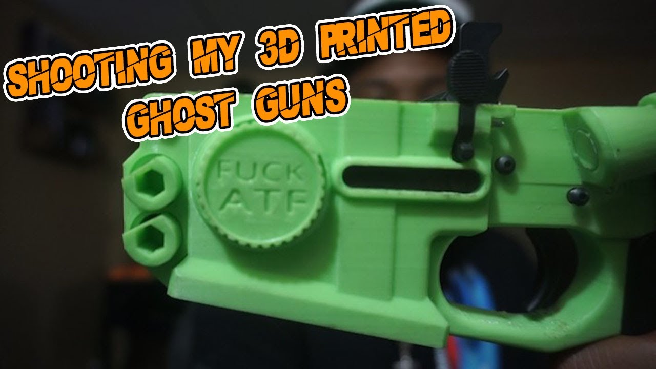 SHOOTING MY 3D PRINTED GHOST GUNS - YouTube