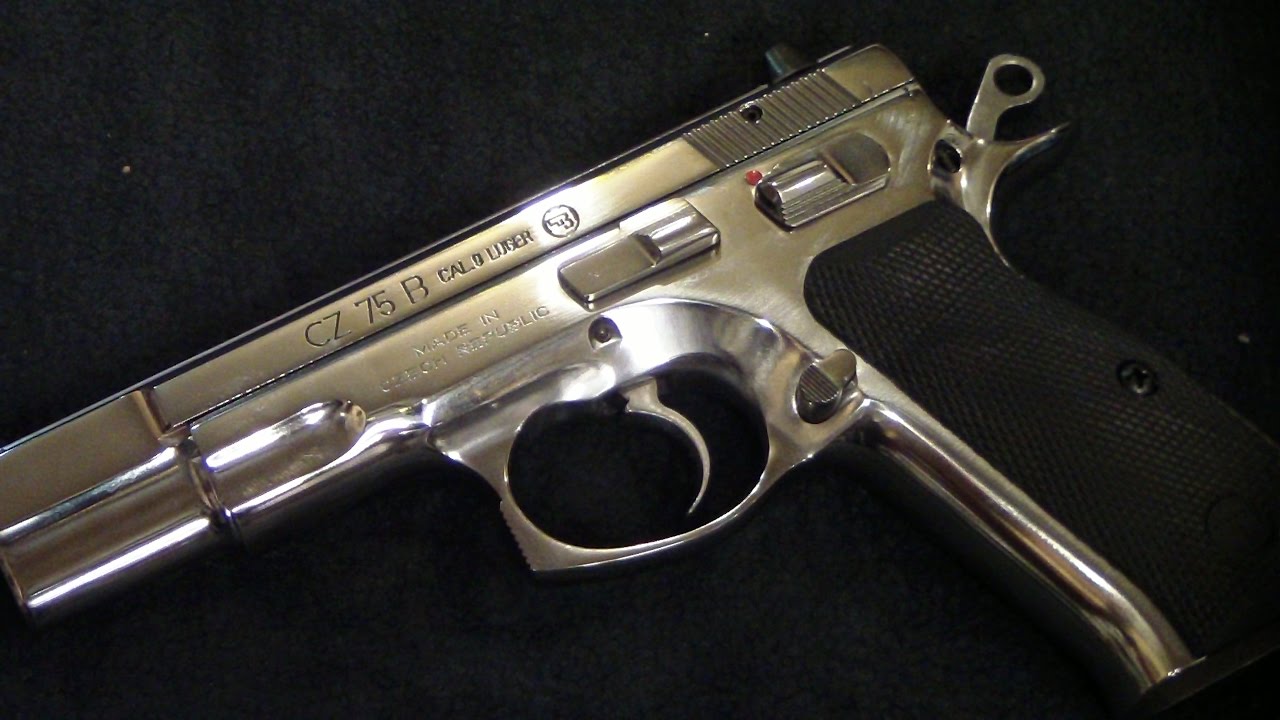 CZ 75 high polished stainless BATJAC J.W - YouTube
