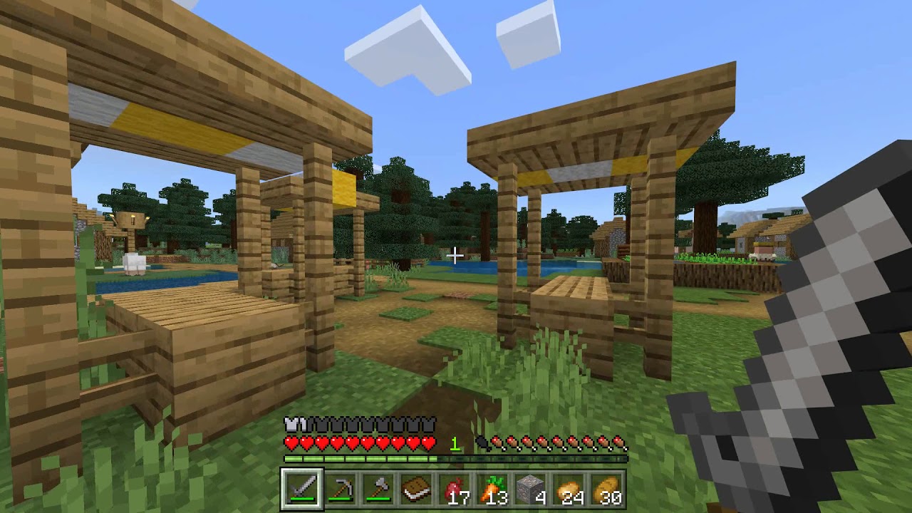 Minecraft playthrough part 1 on hard - YouTube