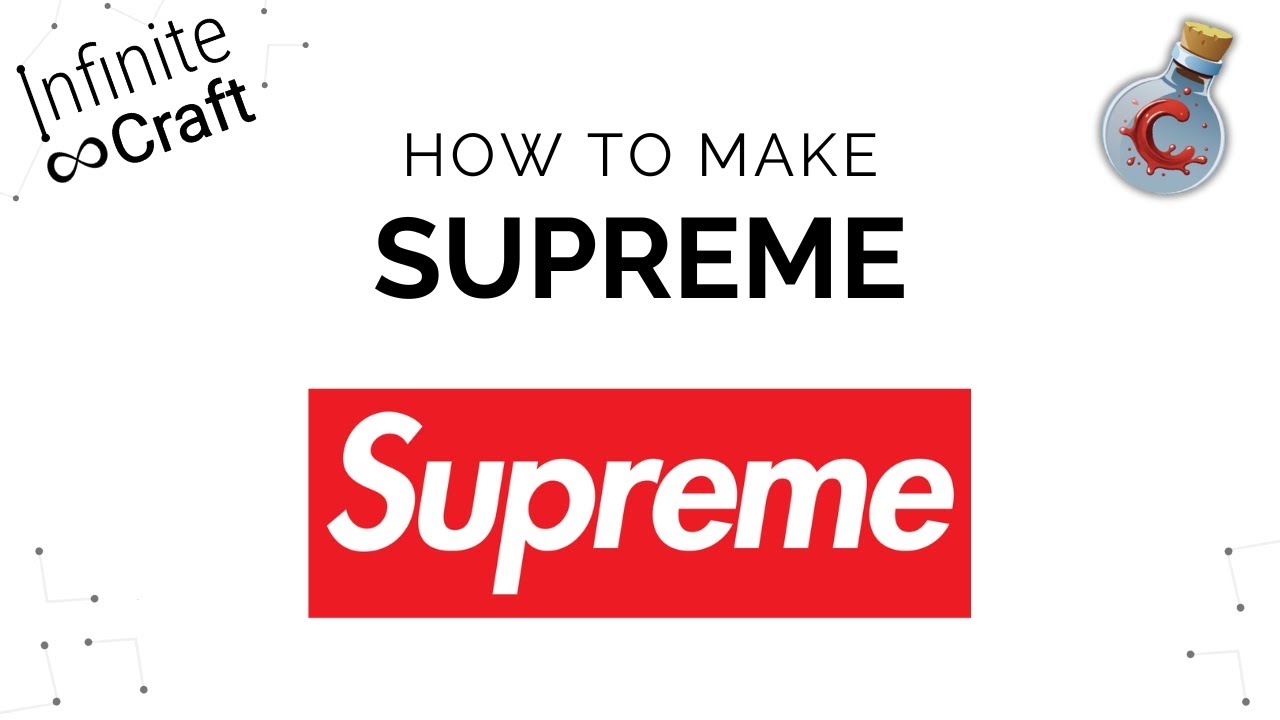 How to make Supreme in Infinite Craft? - YouTube