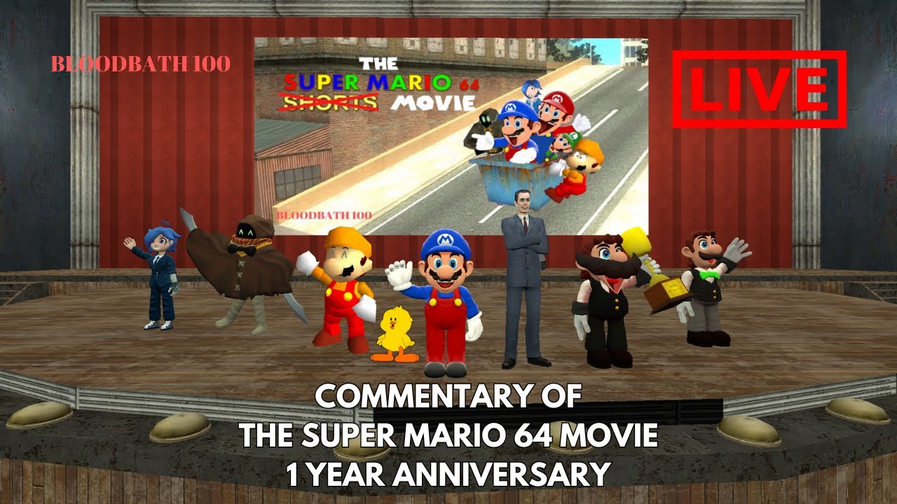 Commentary of The Super Mario 64 Movie 1 year anniversary (BB100's ...