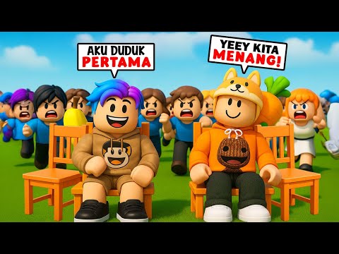 MELOBI DAN SKOBI REBUTAN KURSI VS 100 ORANG!