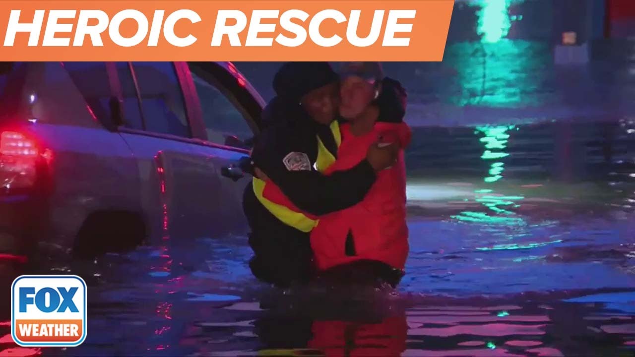 Dallas, Texas Flooding: FOX Weather Reporter Saves Woman From Submerged ...