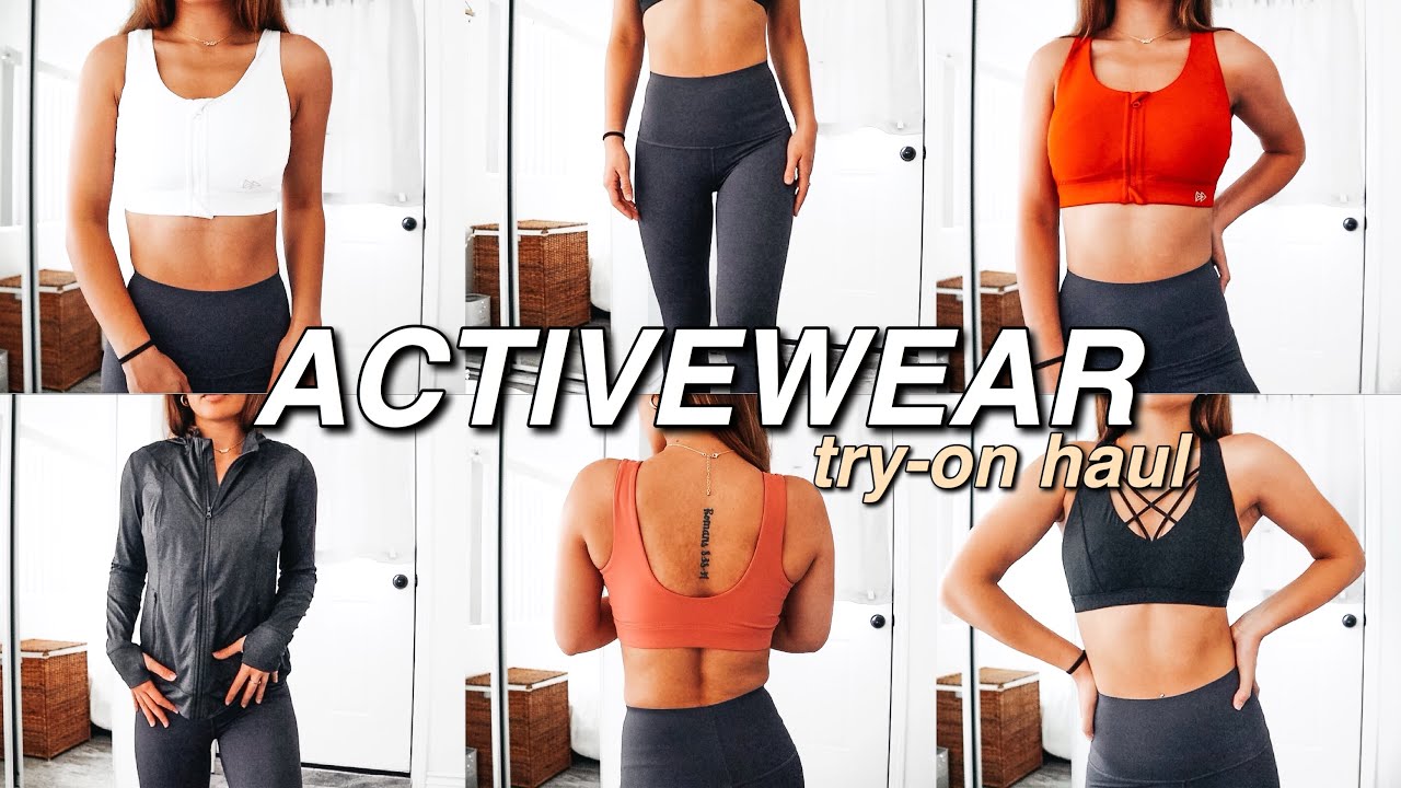 AFFORDABLE ACTIVEWEAR TRY-ON HAUL | High/Low Impact Sports Bras, High ...