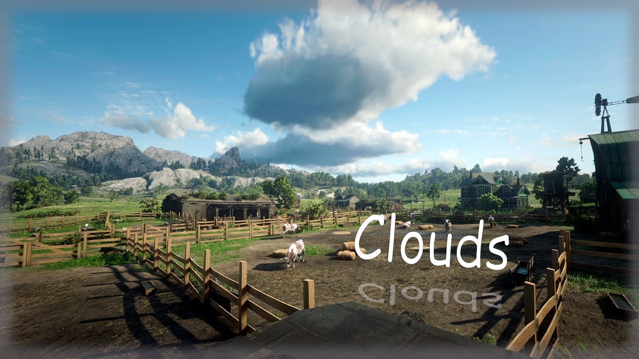 24H | RDR2 - Emerald Ranch | Clouds - YouTube