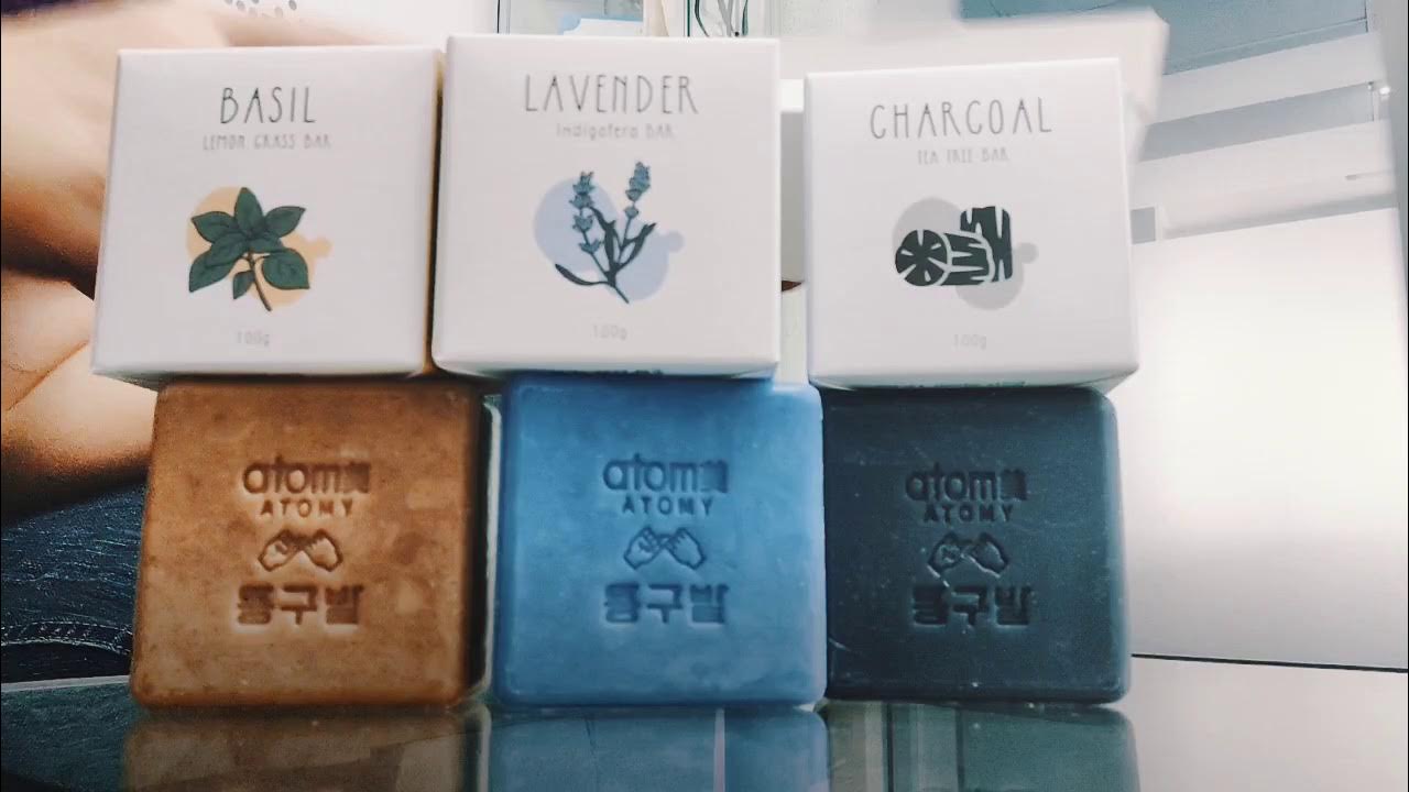 Atomy Donggubat Cleansing Soap Bar 애터미 동구밭 클렌징바 - YouTube