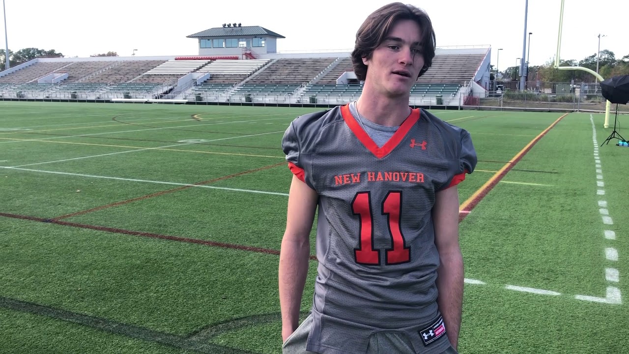 New Hanover quarterback Blake Walston - YouTube